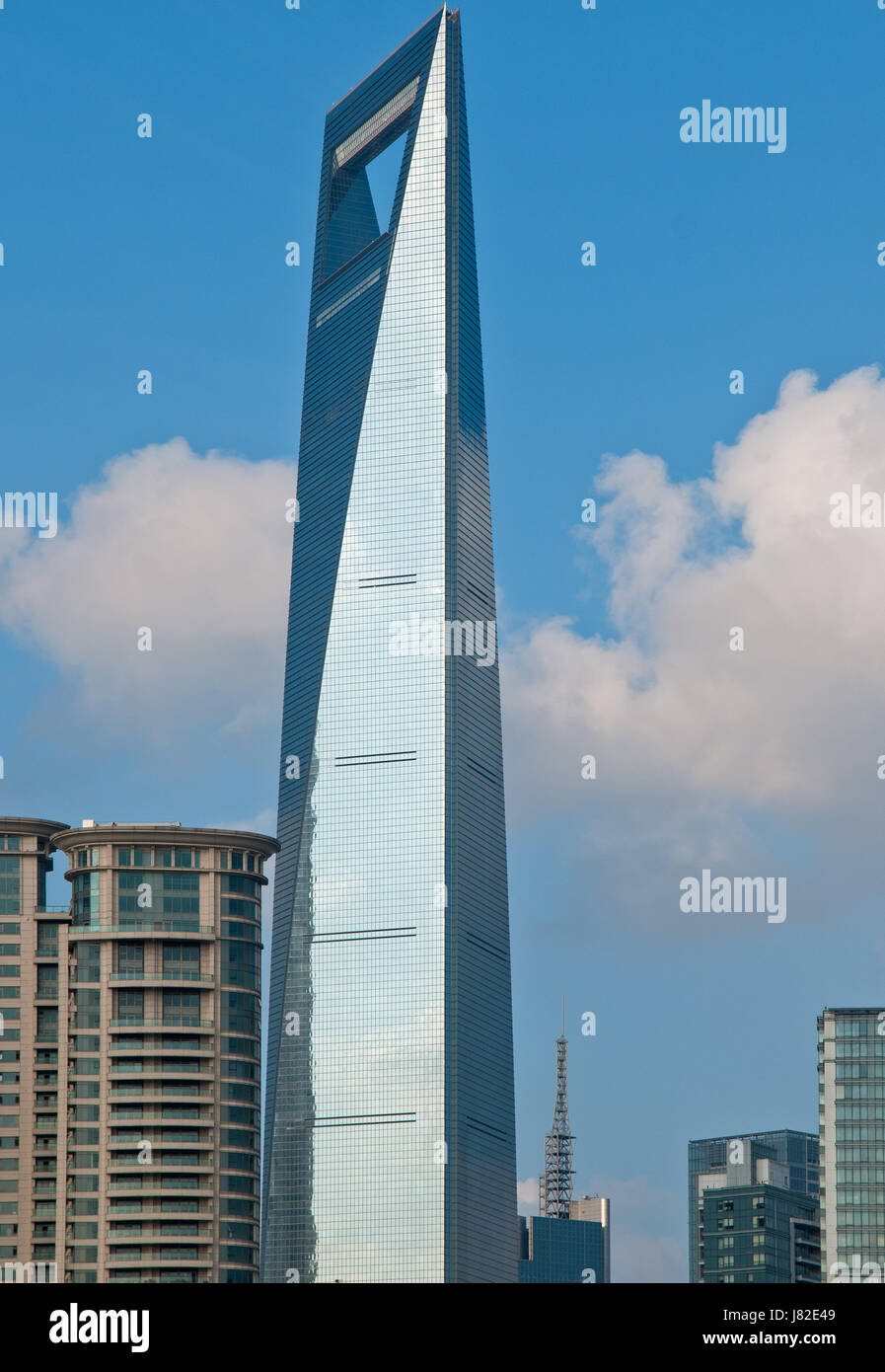 blue tower office travel architectural city town metropolis famous ...