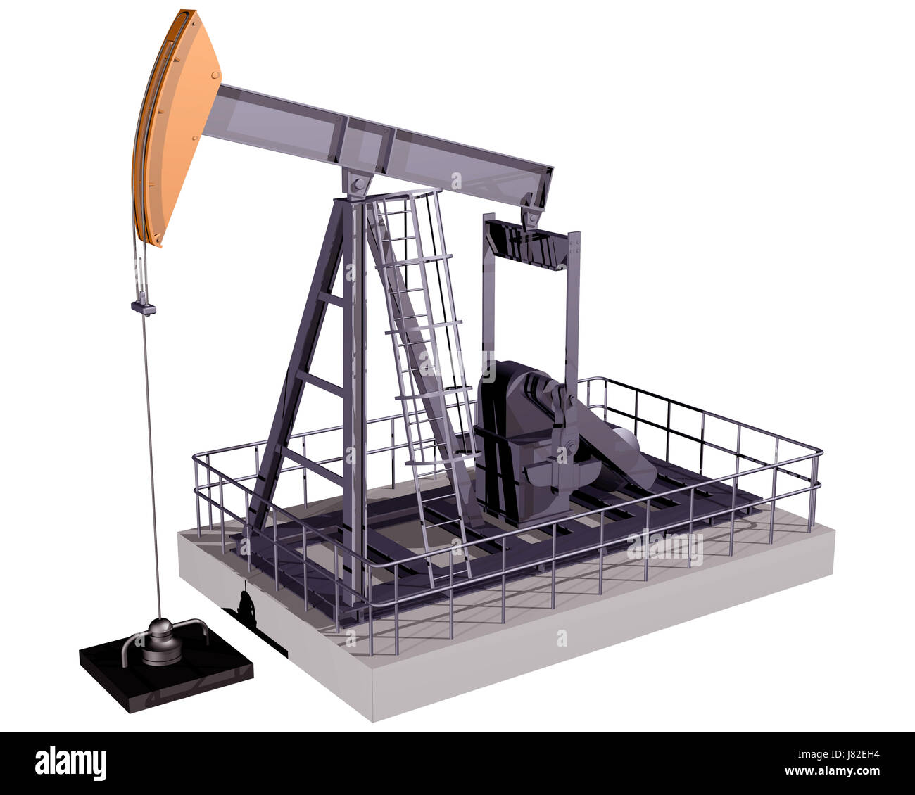 Drilling well head Cut Out Stock Images & Pictures - Alamy