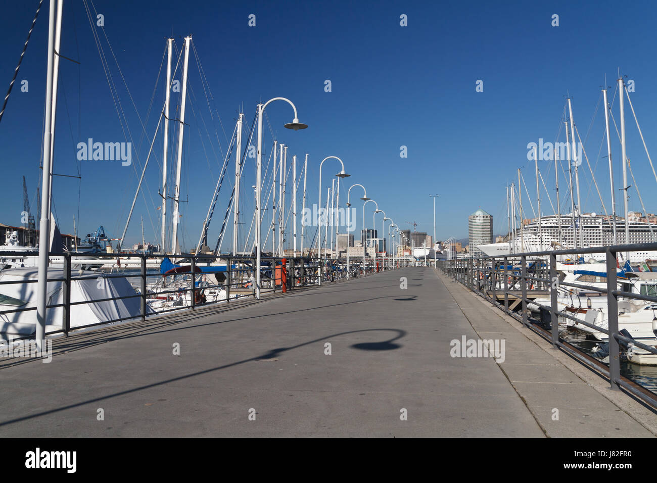 harbor promenade port boat street road italy rowing boat sailing boat ...