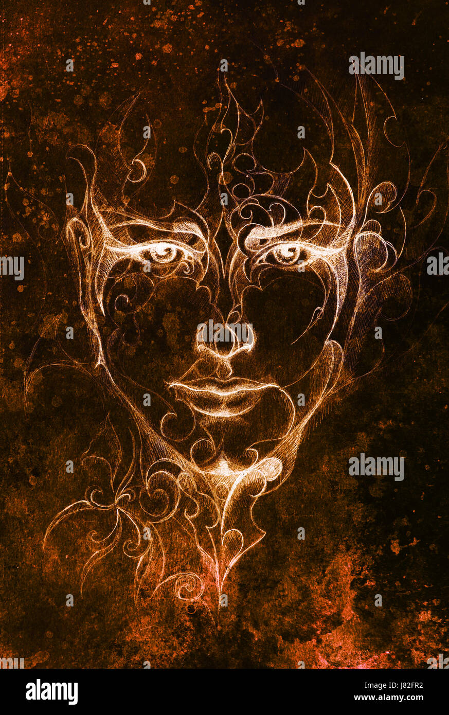 Mystic man hi-res stock photography and images - Alamy