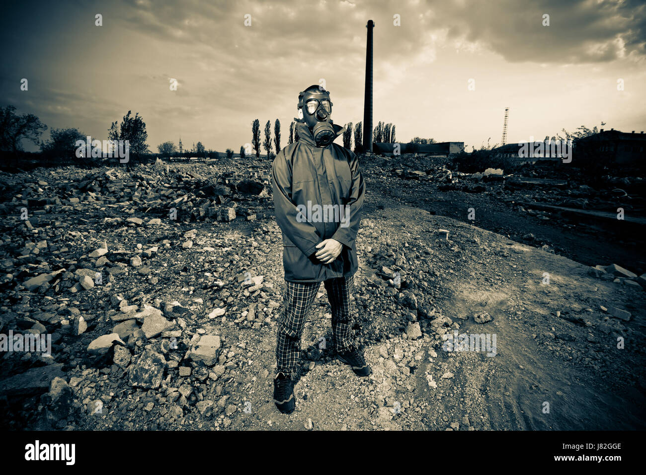 disaster respirator gas mask nuclear man smoke smoking smokes fume ...
