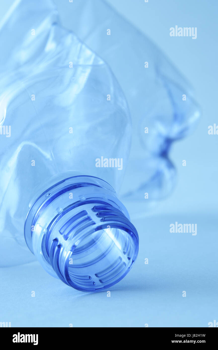 blue pet bottle plastic synthetic material container empty recycling ...