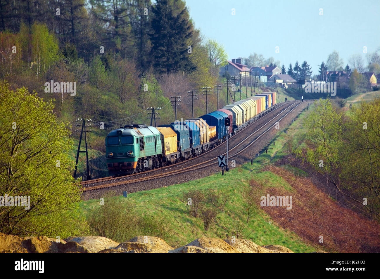 traffic transportation logistics landscape scenery countryside nature ...