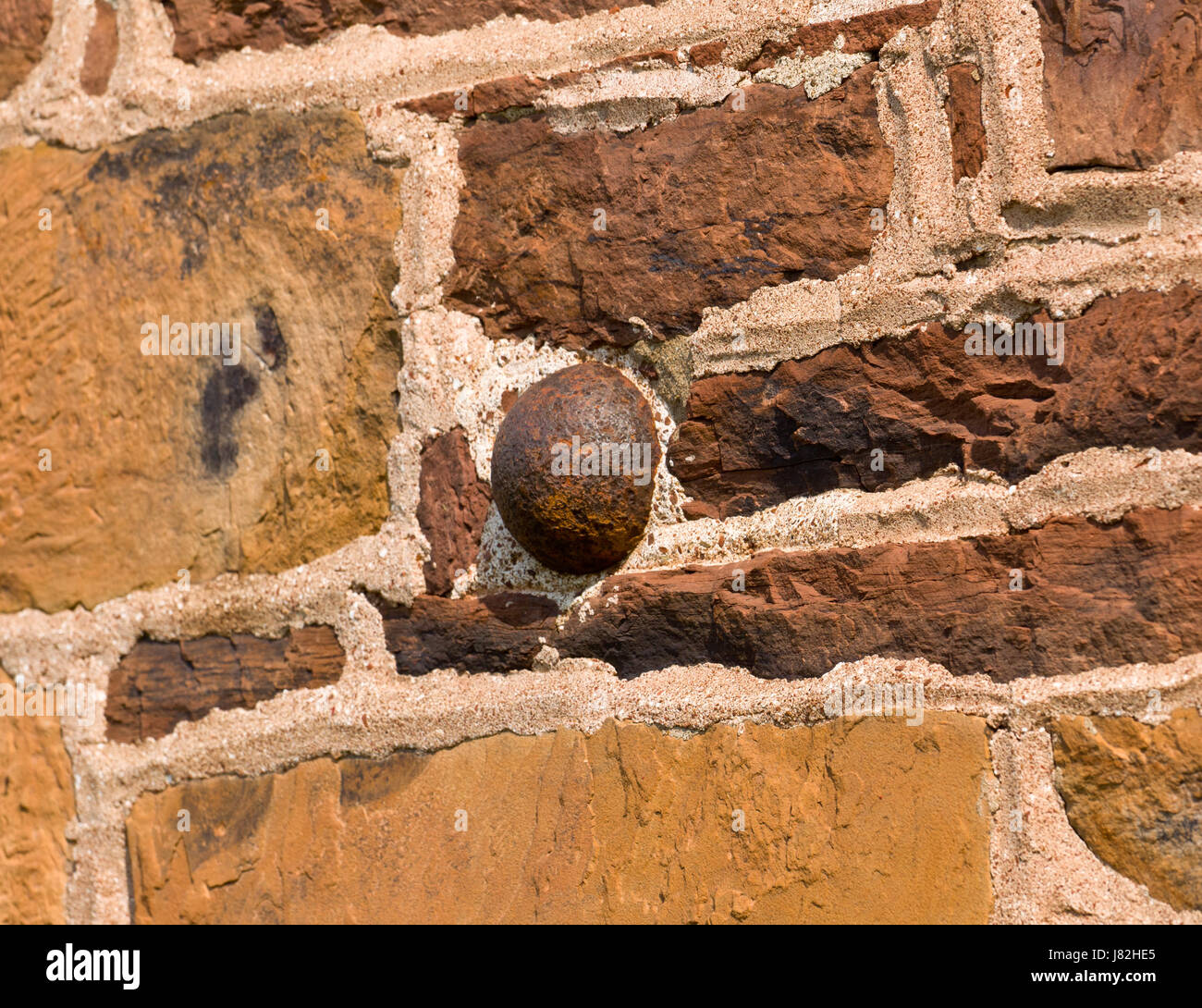 house building stone wall cannon battlefield civil ball historical ...