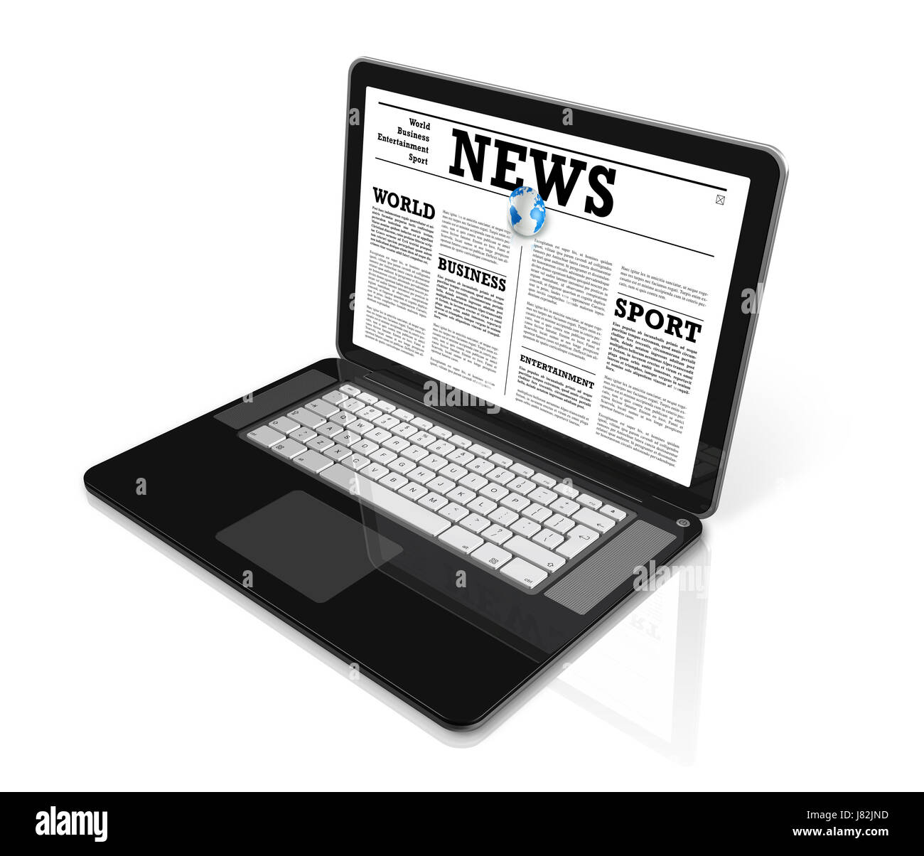 Newspaper headline clipping Cut Out Stock Images & Pictures - Alamy