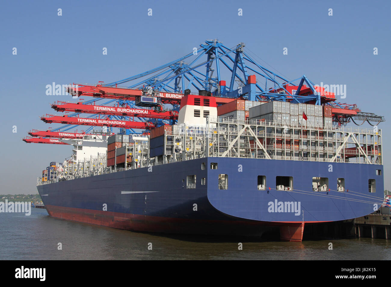 container ship harbor harbours container port container containers ...