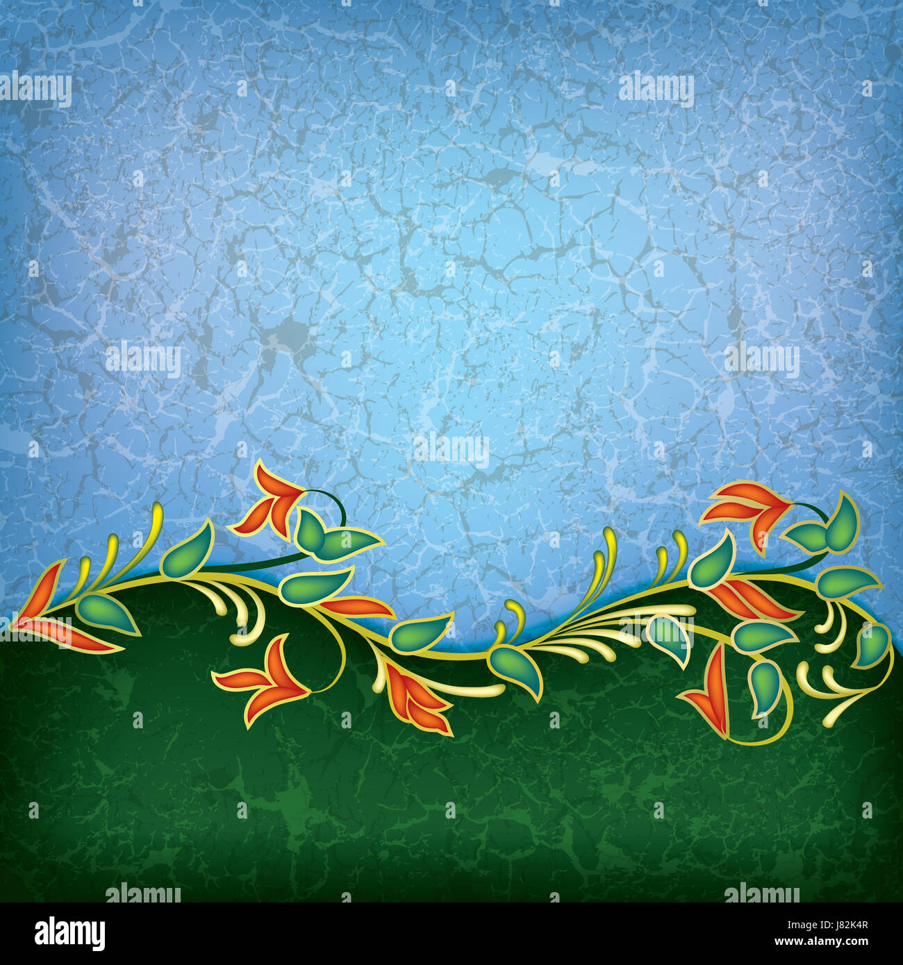 flower plant dirty crack retro old fissure backdrop background floral ...