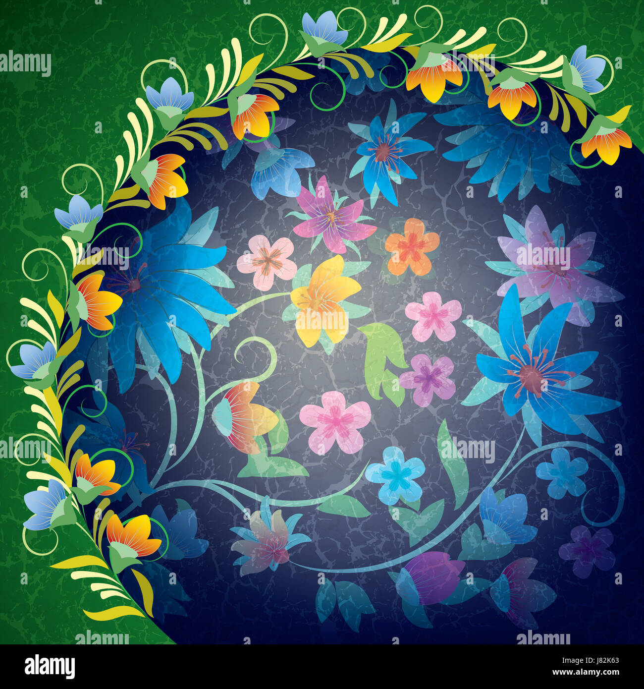 flower plant dirty crack retro old fissure backdrop background floral ...