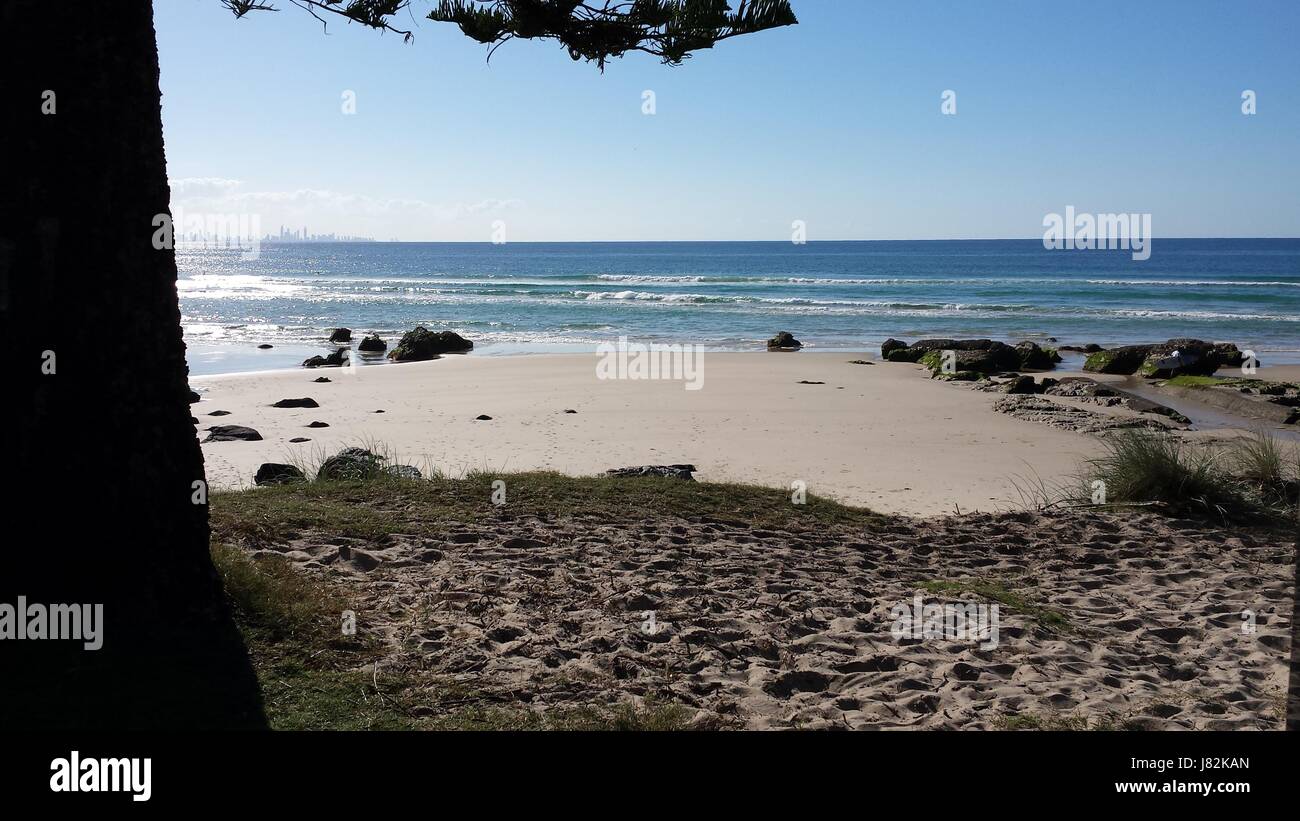 Day at the Beach: Kirra Beach, Queensland, Australia Stock Photo - Alamy