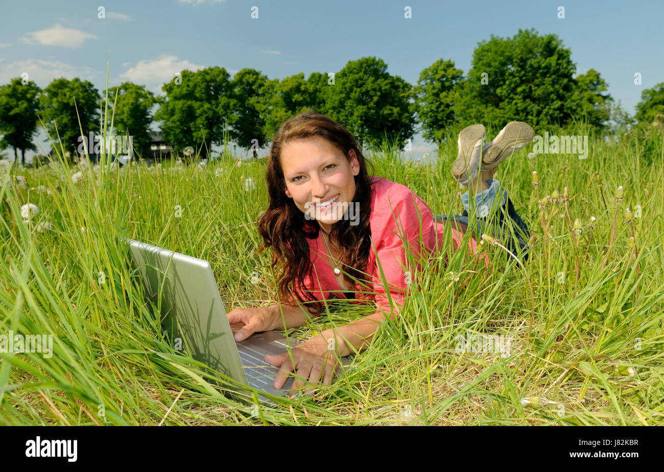 woman laptop notebook computers computer laugh laughs laughing twit ...