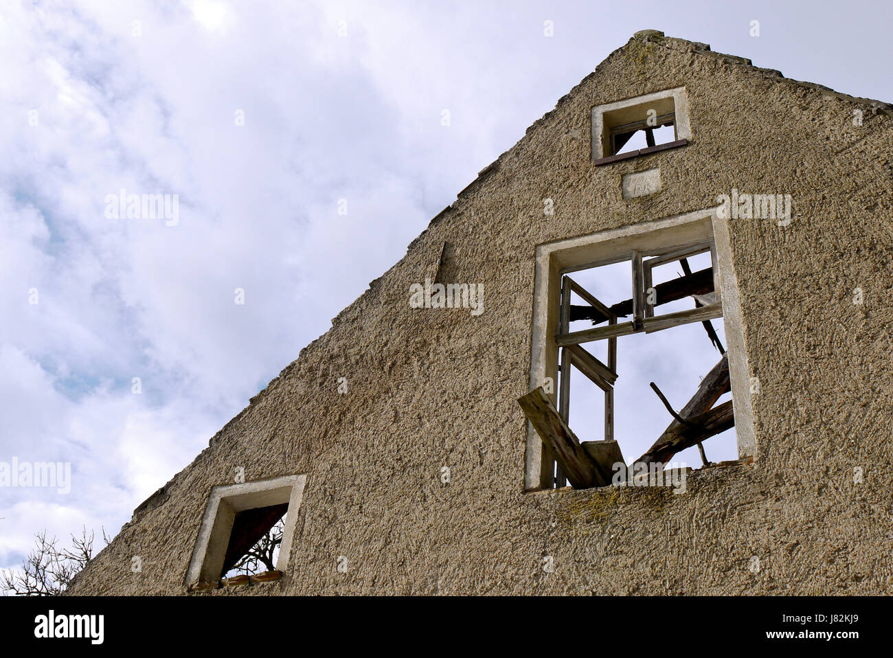 house building ruin fire conflagration damage damages detriments home ...