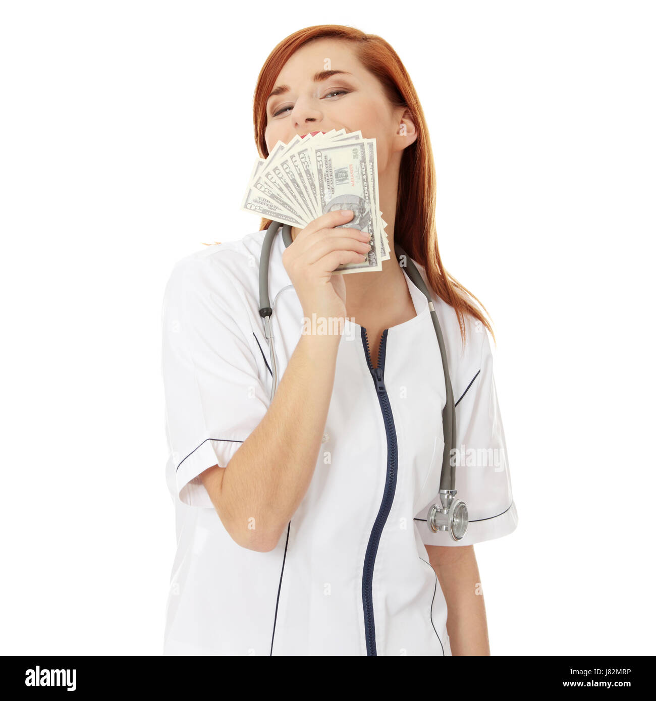 doctor physician medic medical practicioner woman laugh laughs laughing ...