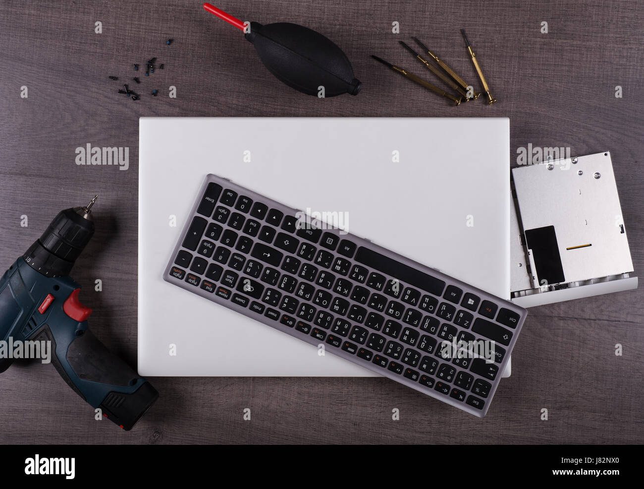 Computer repair upgrade open pc hi-res stock photography and images - Alamy