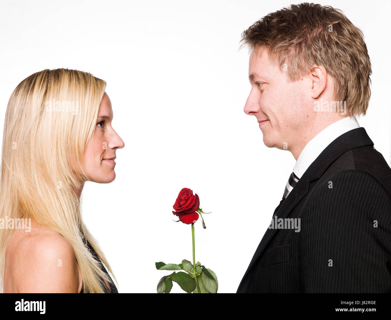 woman feminine flower rose plant male masculine human human being ...