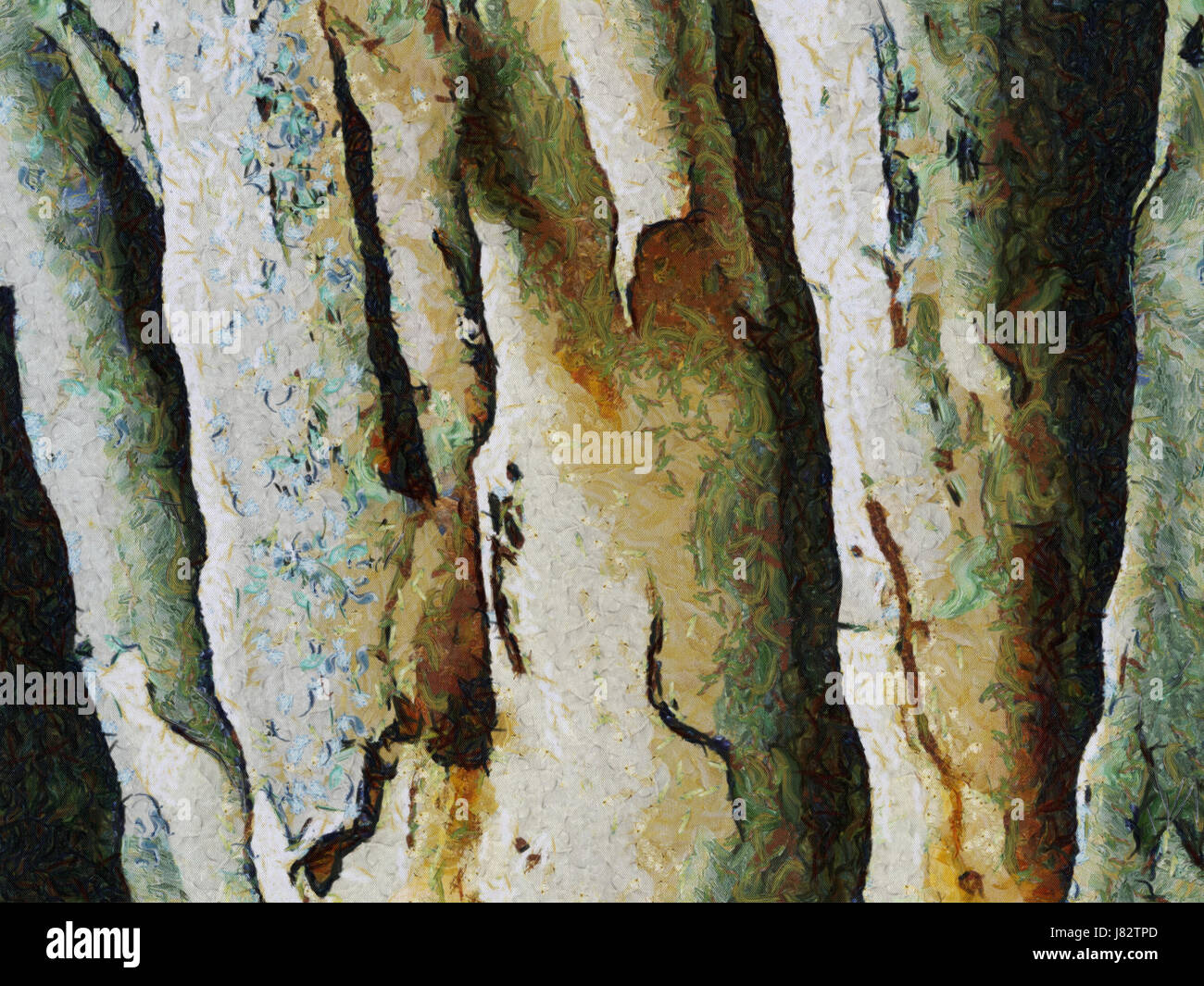 Tree Bark Painting Techniques