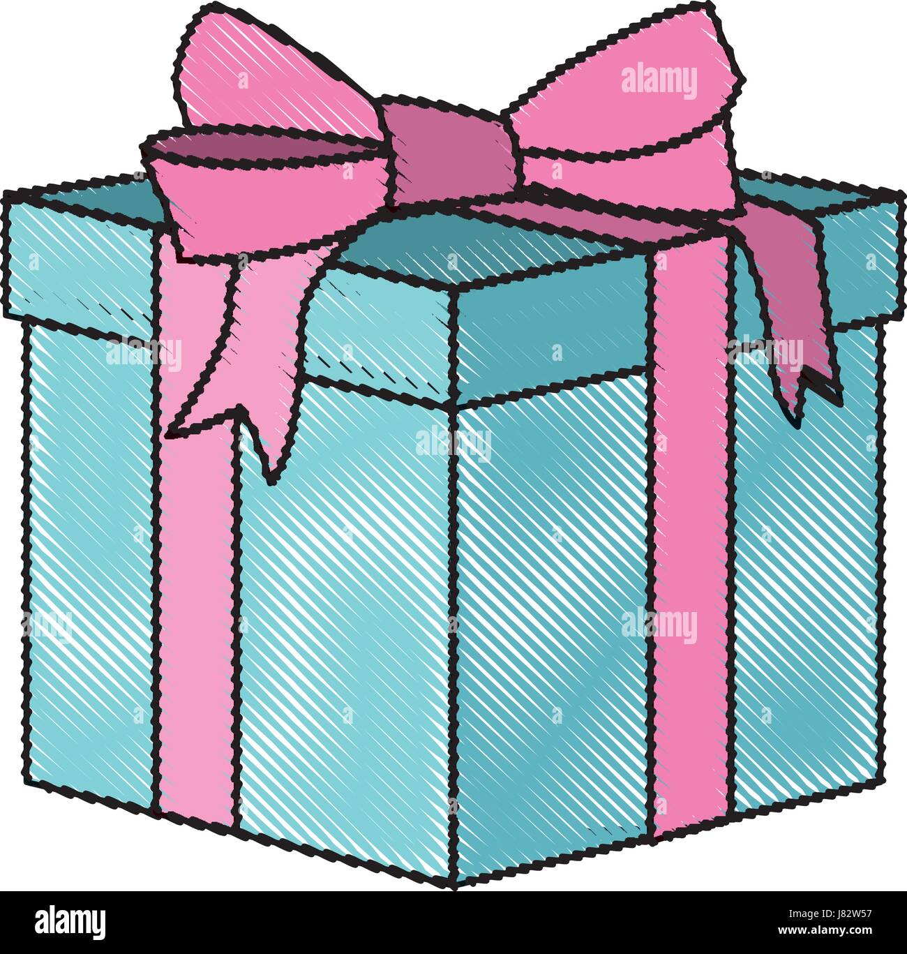 Wrapped cube Stock Vector Images - Alamy