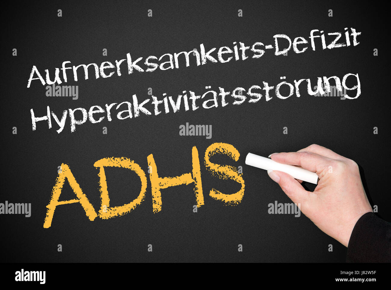 adhd - attention deficit hyperactivity disorder Stock Photo - Alamy