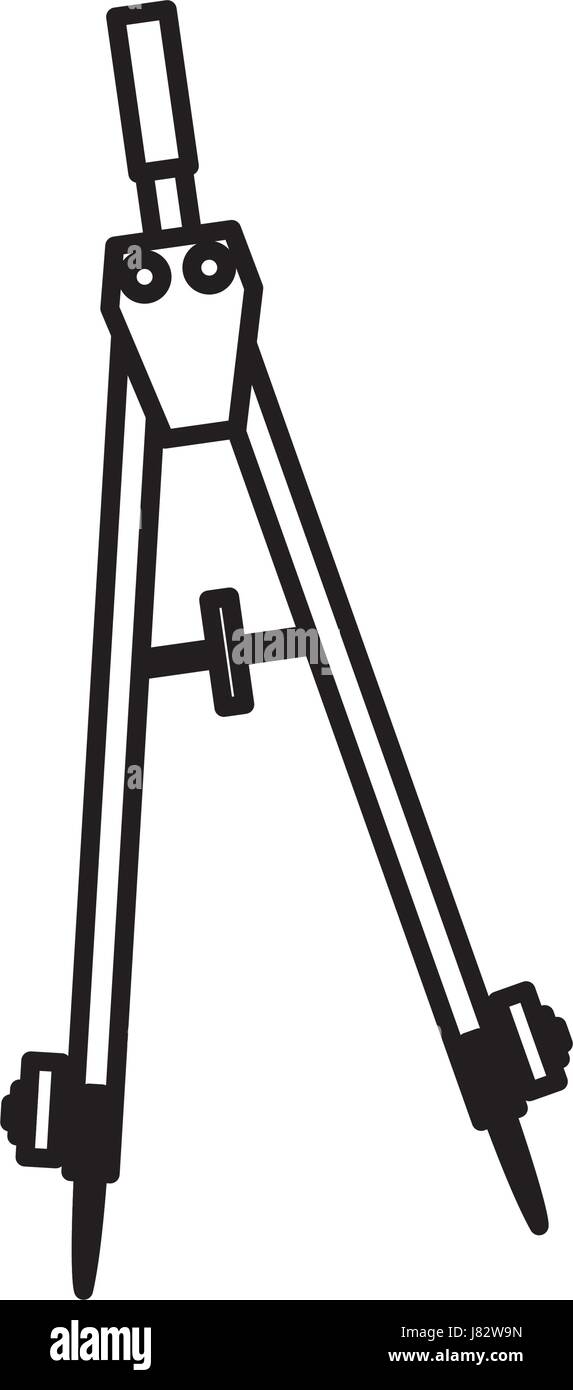 compass school utensil geometry education Stock Vector Image & Art - Alamy