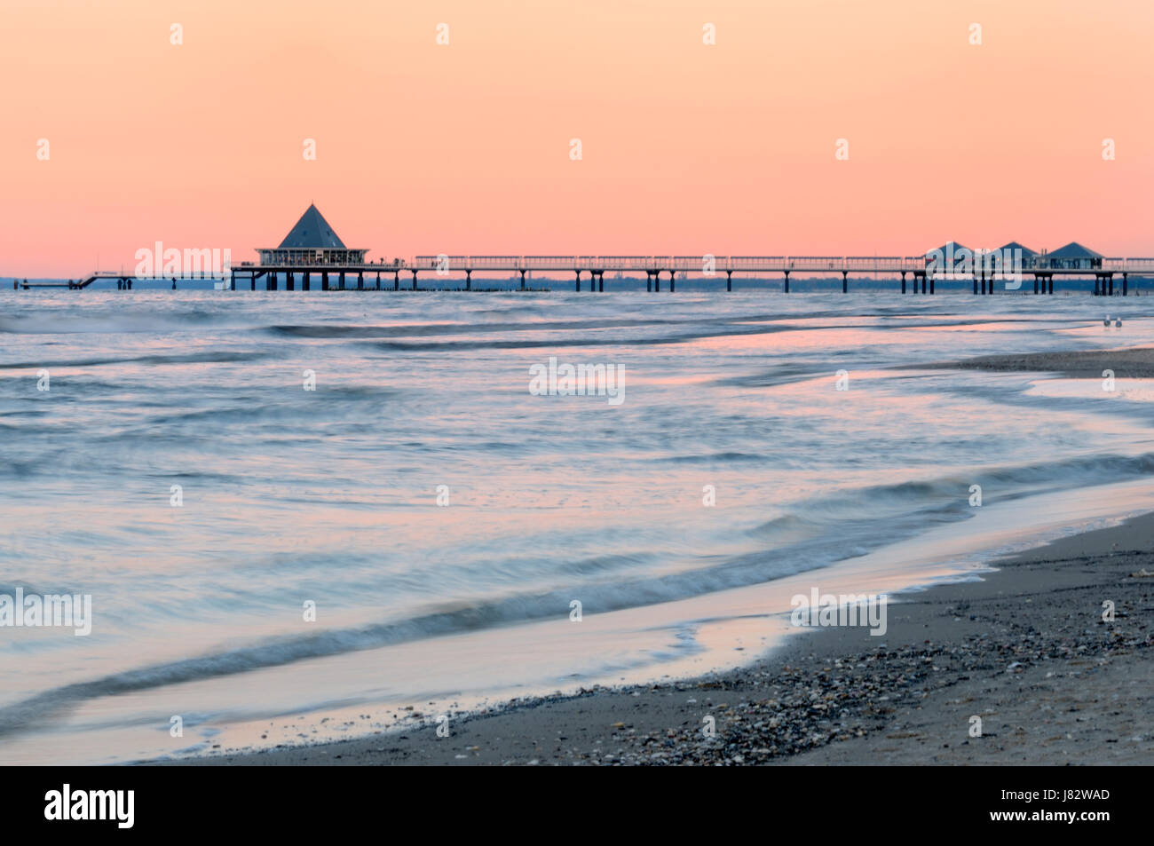 evening at sea Stock Photo - Alamy