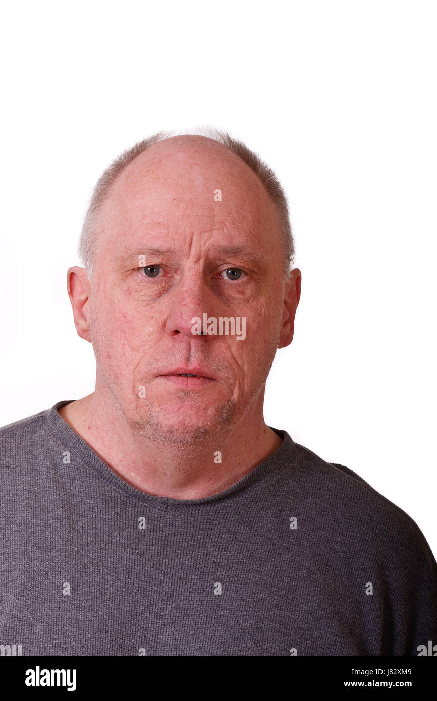 grandpa grandfather male masculine face portrait sad person eyes blank ...