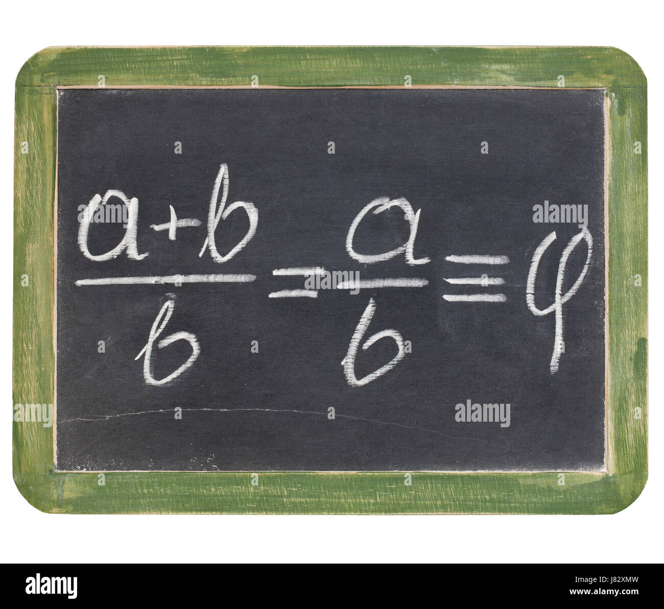 art golden blackboard mathematics proportion board design art isolated ...