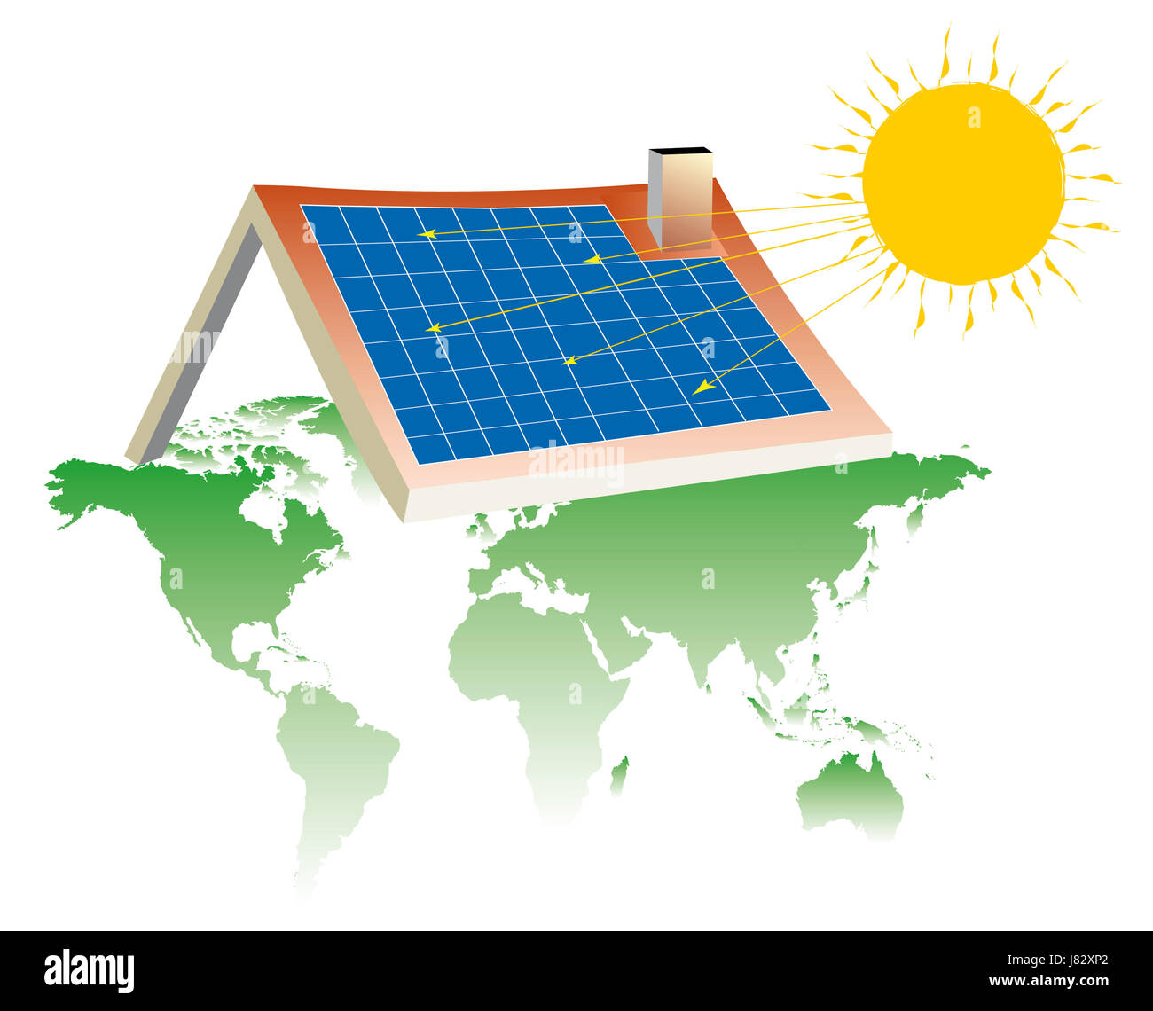 Sustainable energy project building Cut Out Stock Images & Pictures - Alamy