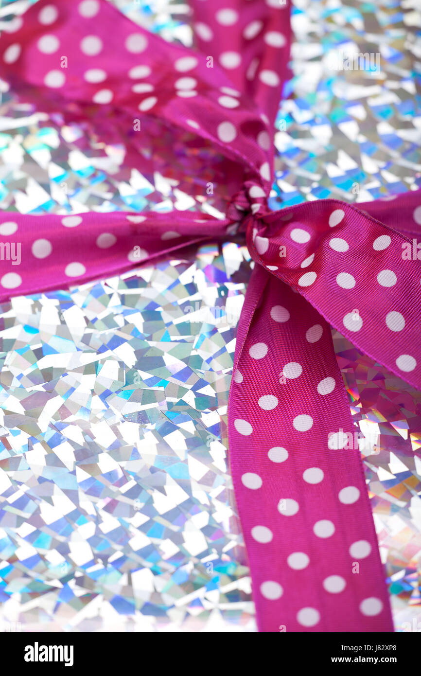 detail gift deco loop metallic backdrop background packing packaging ...
