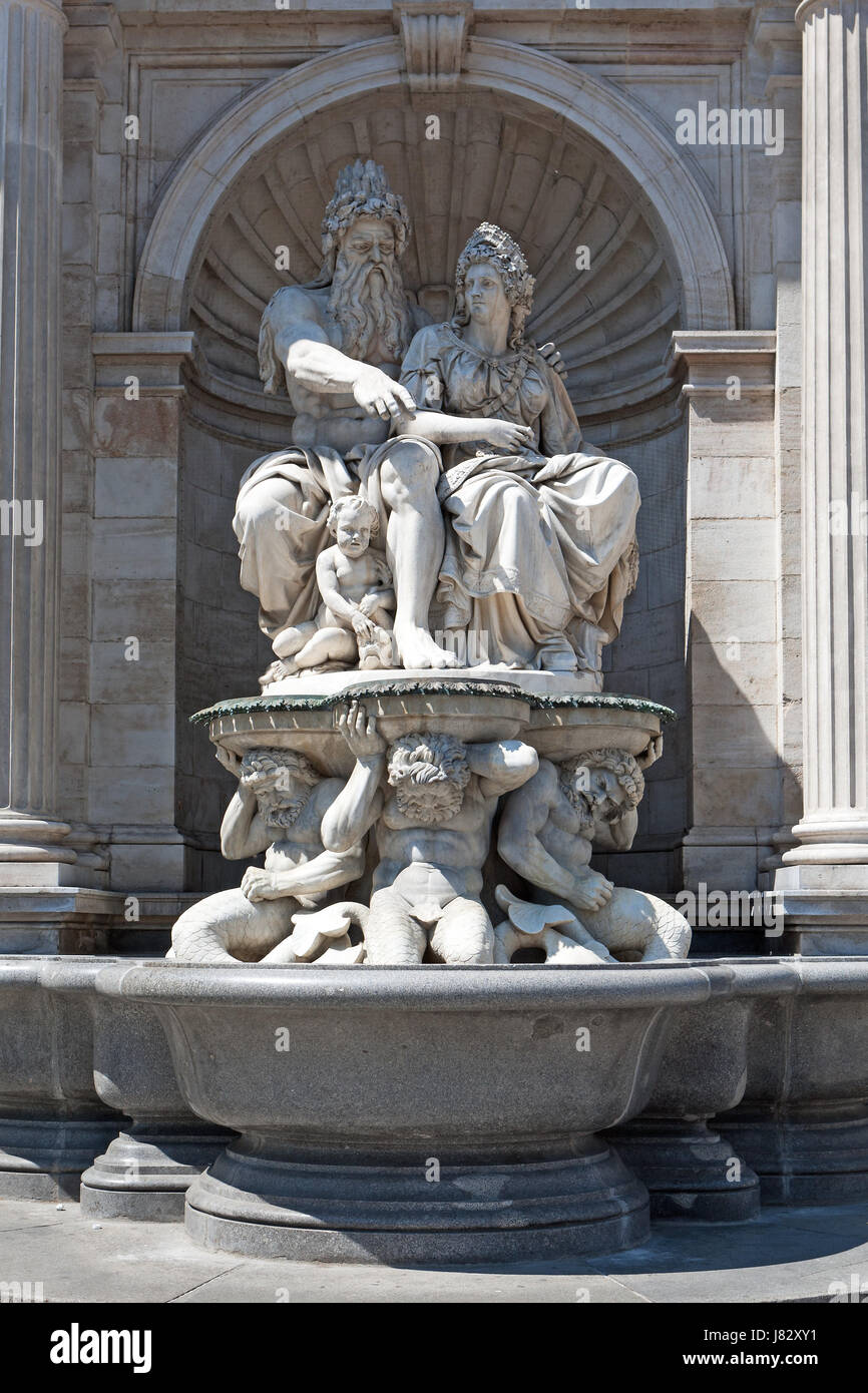 vienna austrians fountain style of construction architecture ...