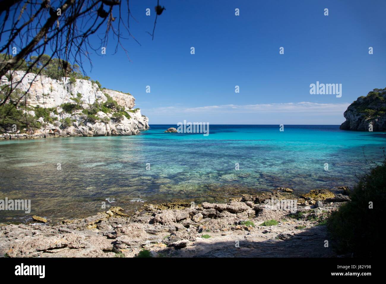 beach seaside the beach seashore spain coast landscape scenery ...
