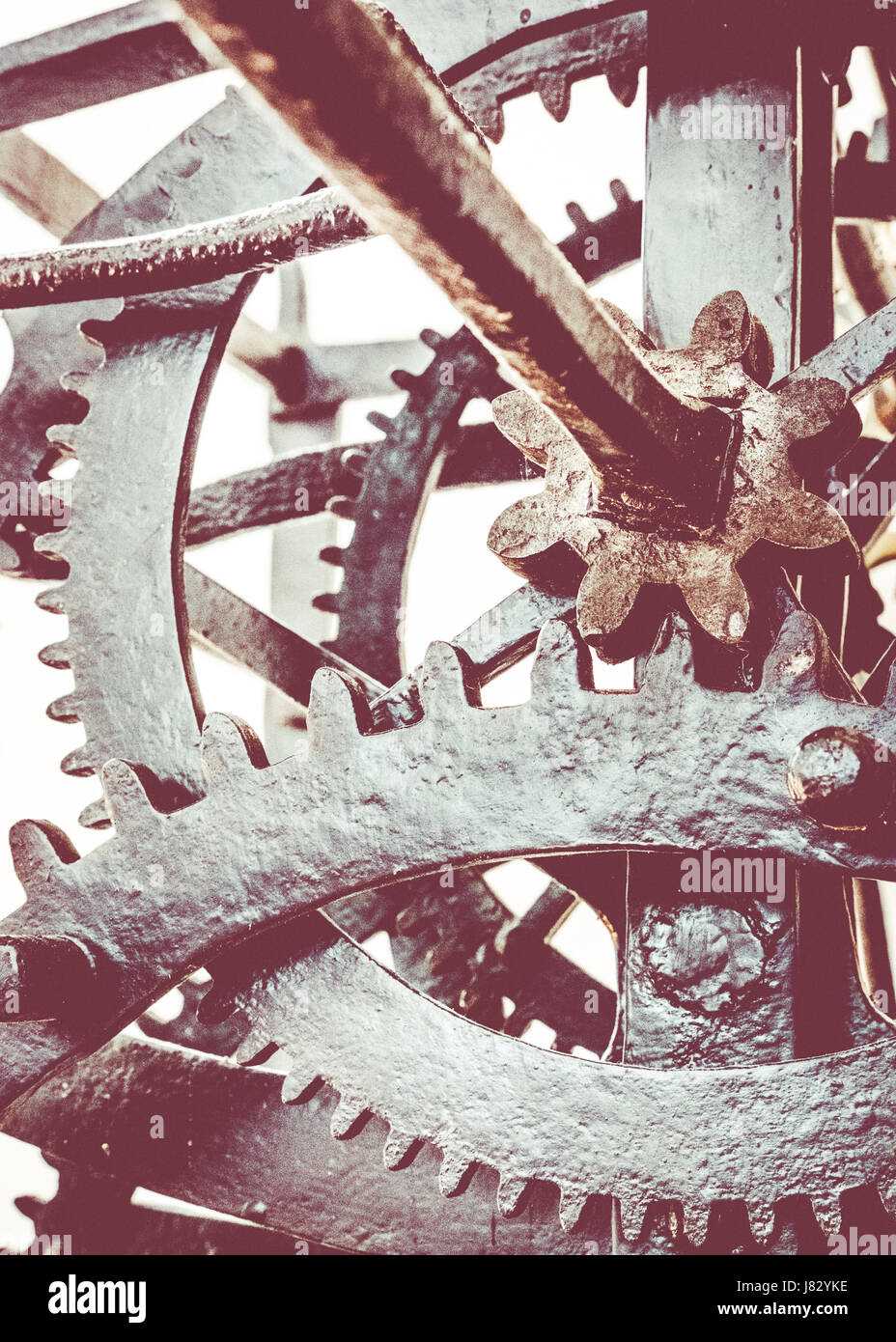 Clock cogs hi-res stock photography and images - Alamy