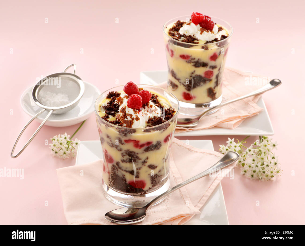 cake pie cakes cream raspberries trifle custard dessert chocolate food ...