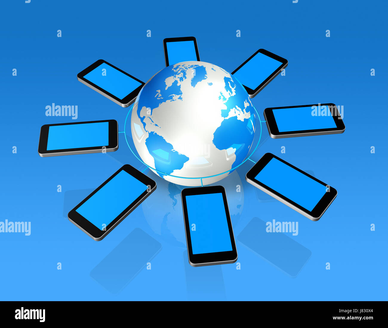 telephone phone mobile cellular globe planet earth world smartphone ...