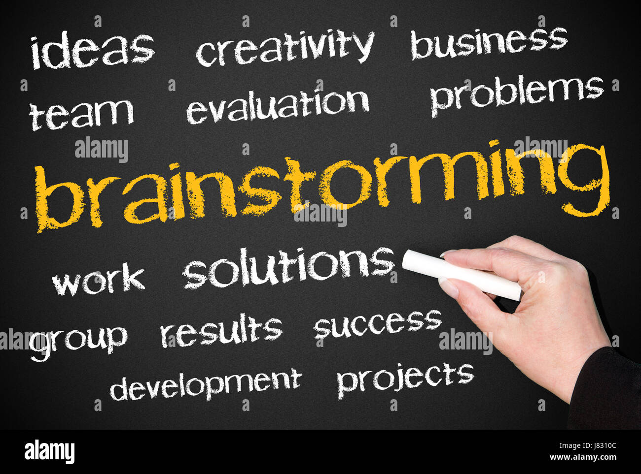 brainstorming - business concept Stock Photo - Alamy