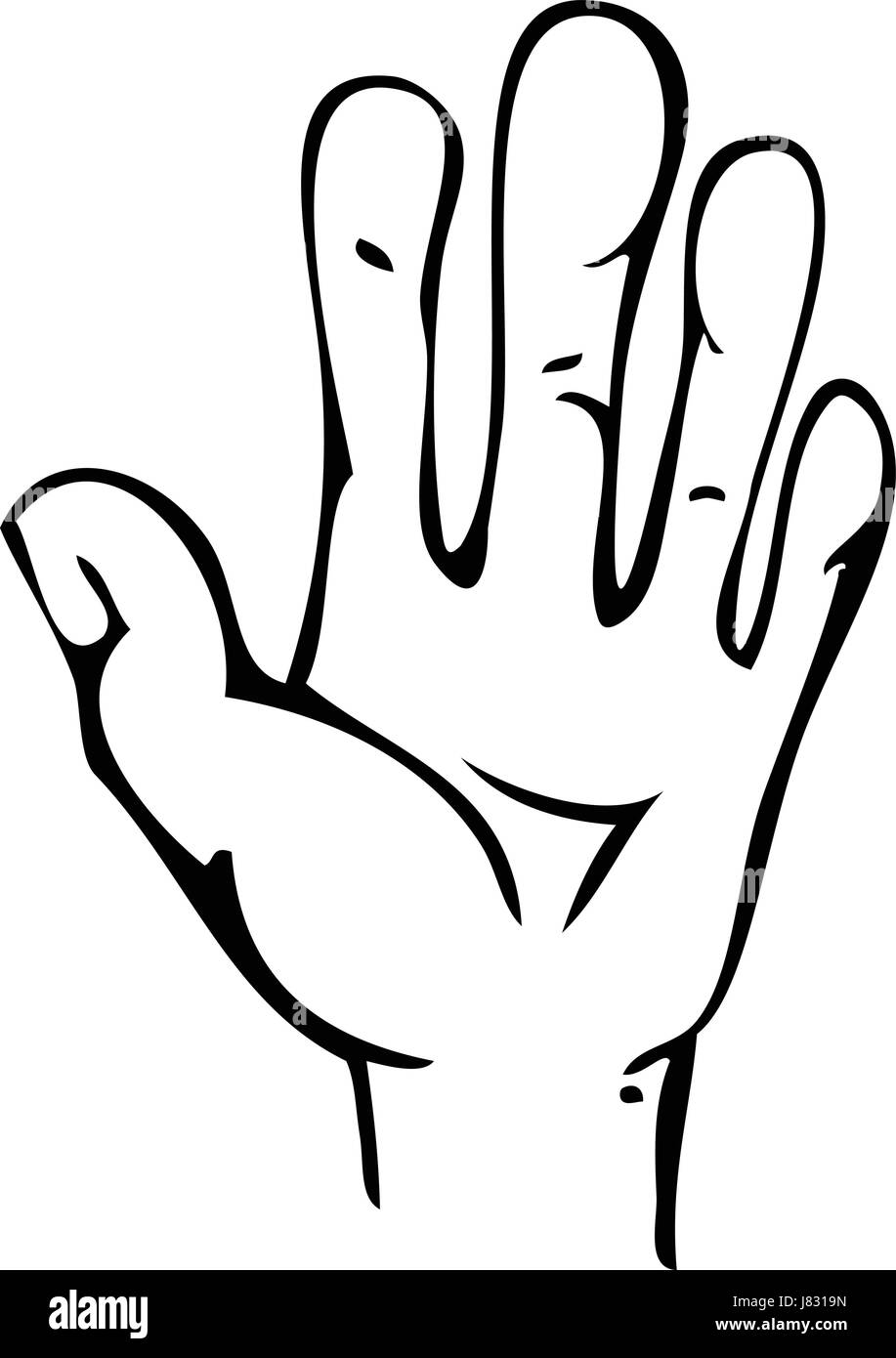 Drawing finger Stock Vector Images - Alamy