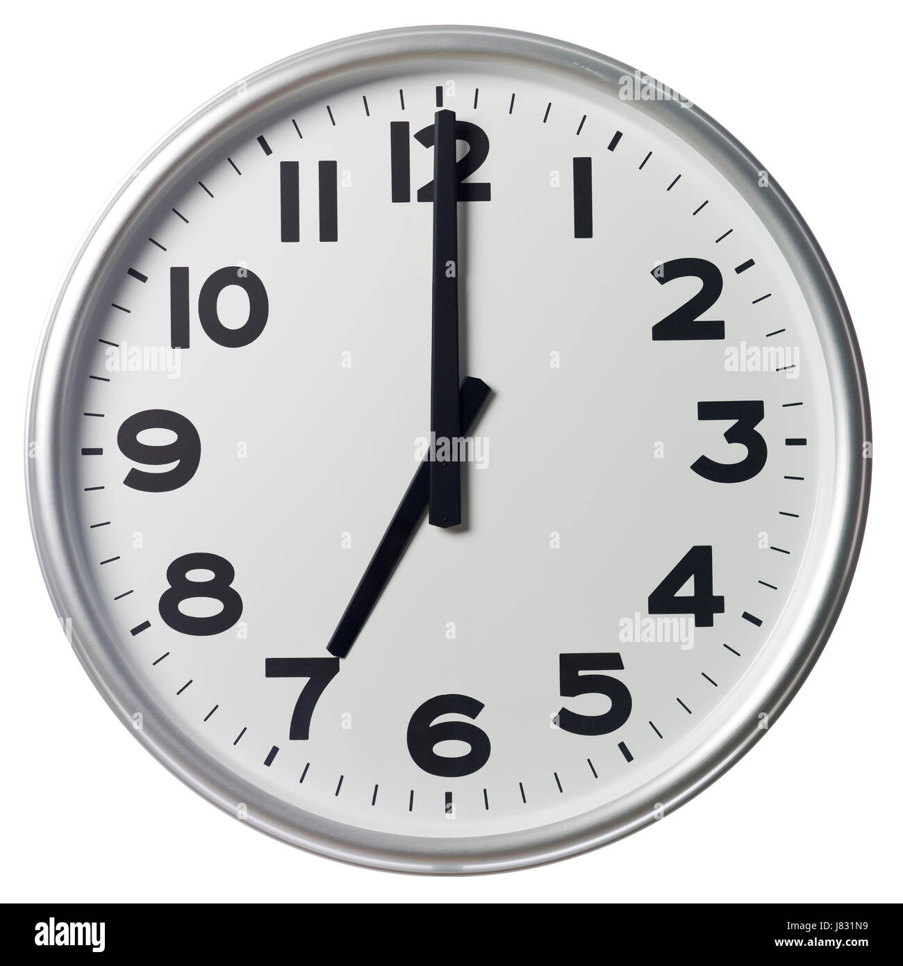 7 o'clock Cut Out Stock Images & Pictures - Alamy