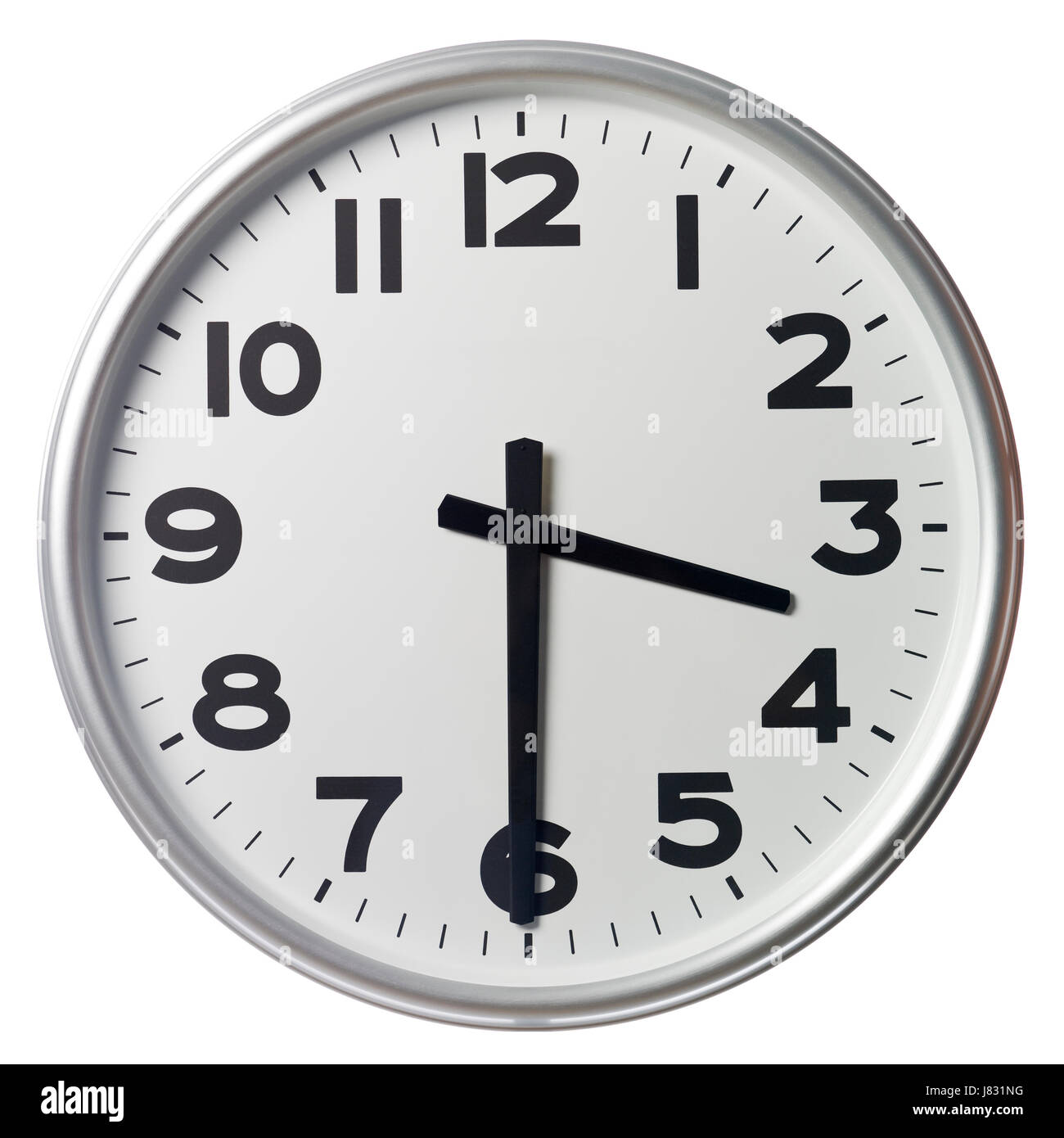 Clock face half past three hi-res stock photography and images - Alamy