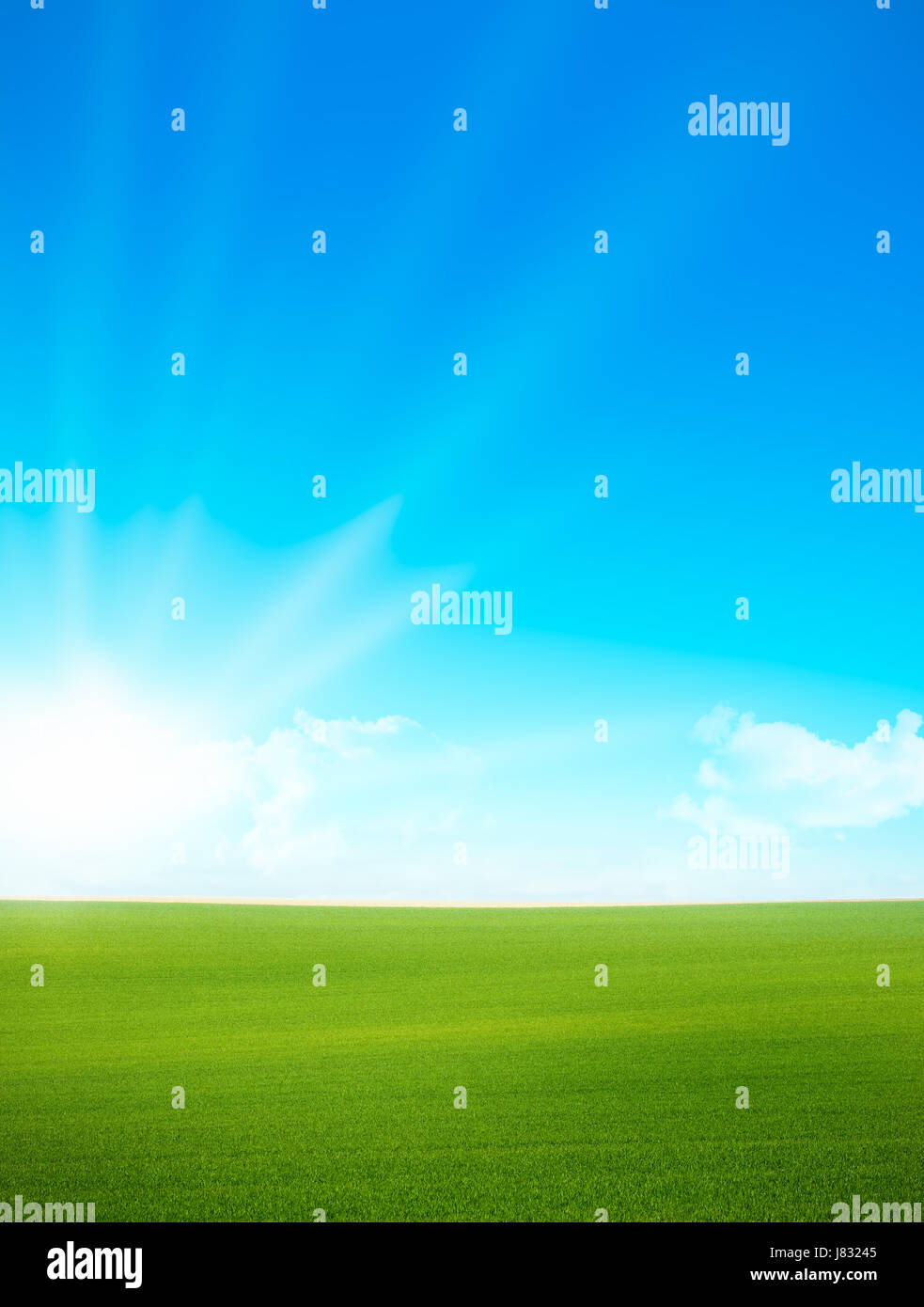 blue horizon shine shines bright lucent light serene luminous sunny ...