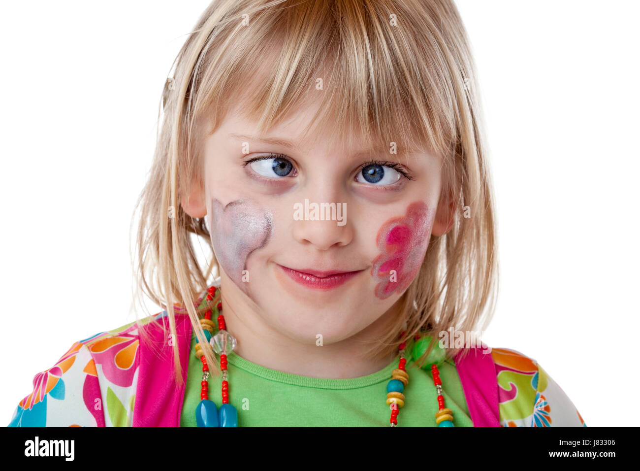 face eyes squint child head laugh laughs laughing twit giggle smile ...