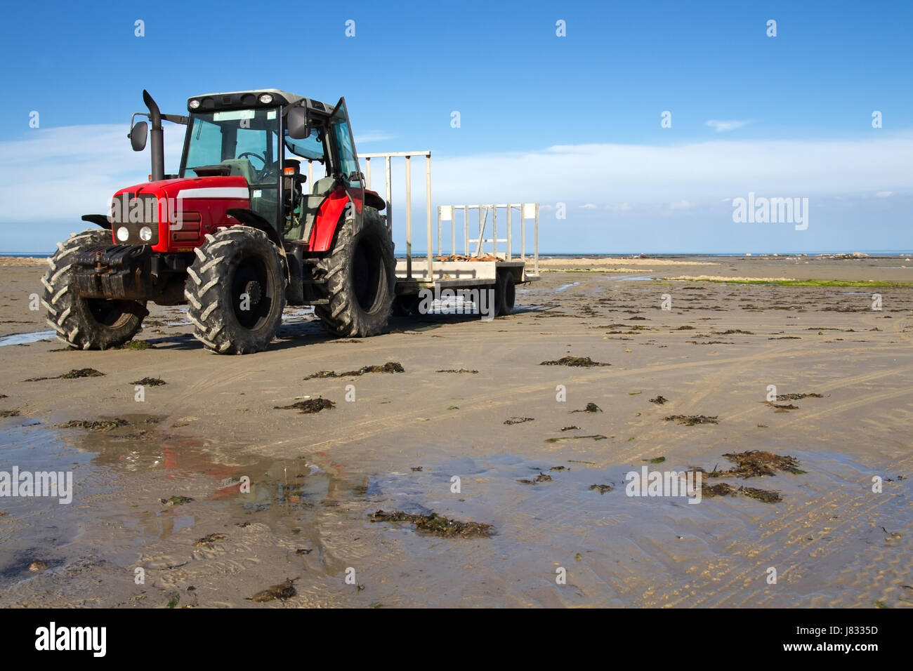 beach seaside the beach seashore sandy beach tractor travel agriculture ...