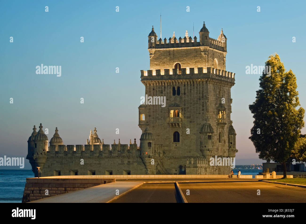 blue buildings city town stone antique night nighttime tourism cloud ...