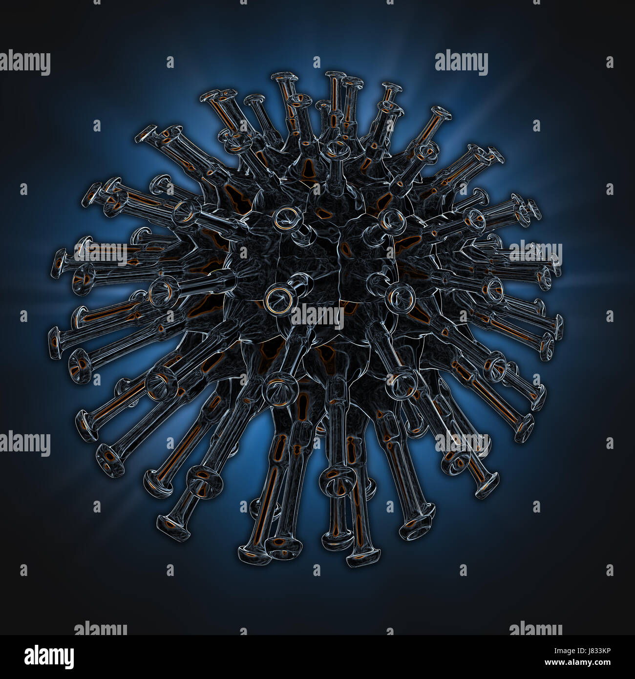 object illustration virus hygiene flu stylized microbiology object ...