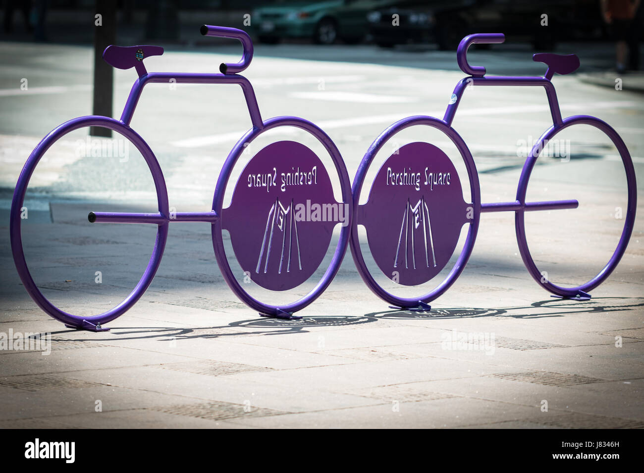 Pershing Square Bycicles Stock Photo - Alamy
