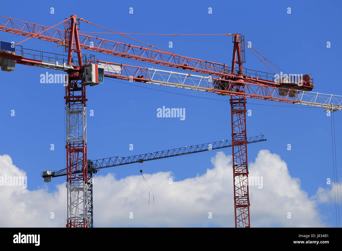 New development industrial cranes hi-res stock photography and images ...