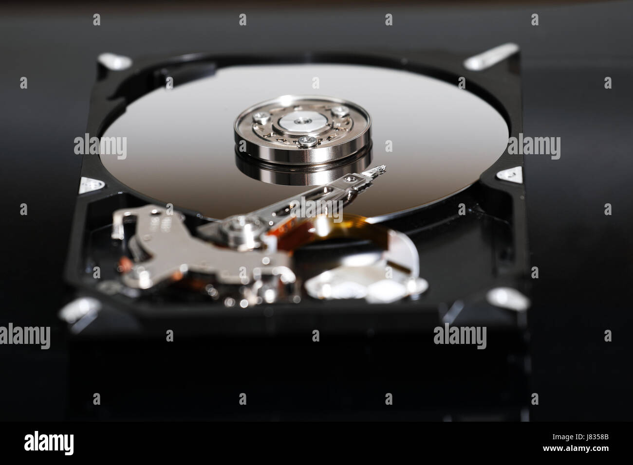 Inside modern hard disc hi-res stock photography and images - Alamy