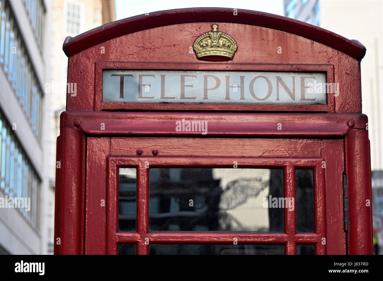 Red phone booth Stock Photo - Alamy