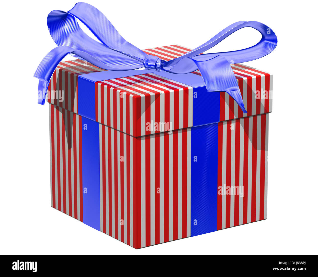 present gift box boxes imagining birthday stripes stripe blue present ...