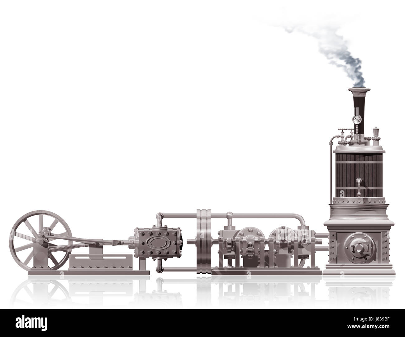 Steam cylinder hi-res stock photography and images - Alamy