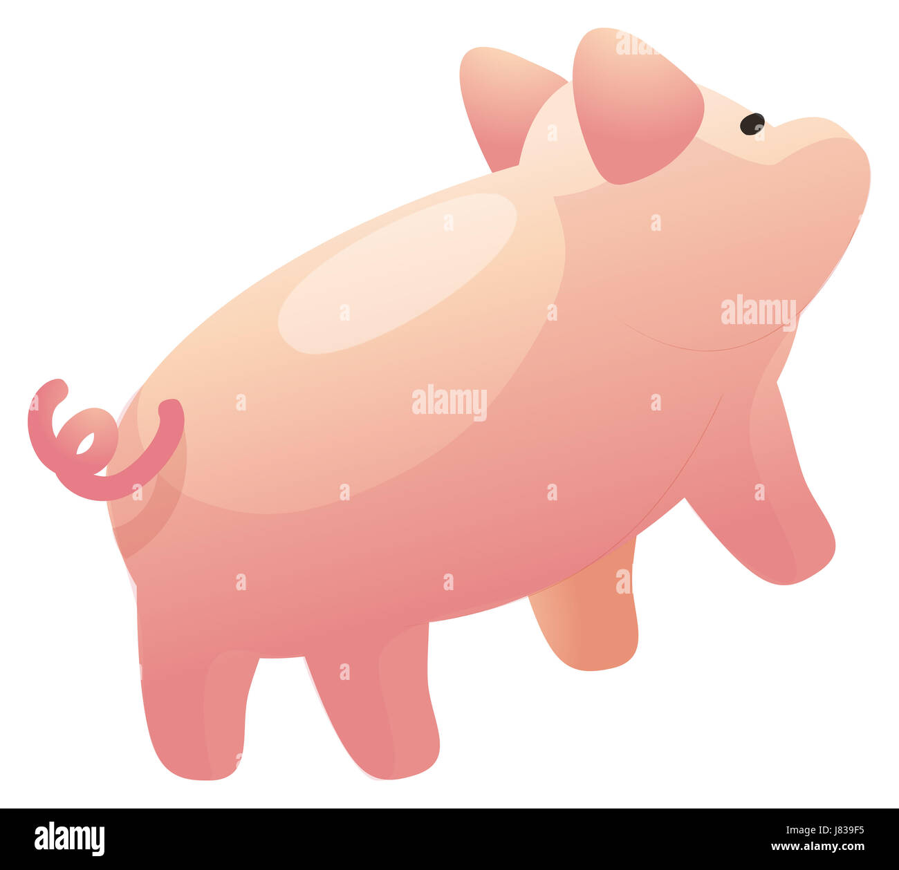 pig profile art animal mammal illustration tail livestock farm ...