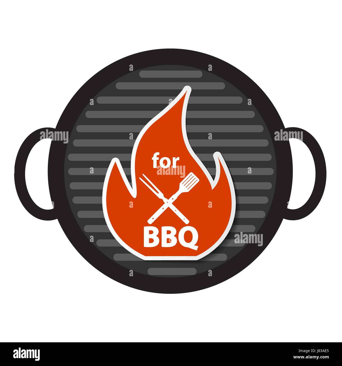 Bbq grill tools icon Cut Out Stock Images & Pictures - Alamy
