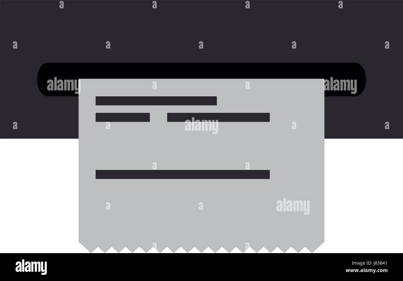 Bank Receipt Stock Vector Images - Alamy